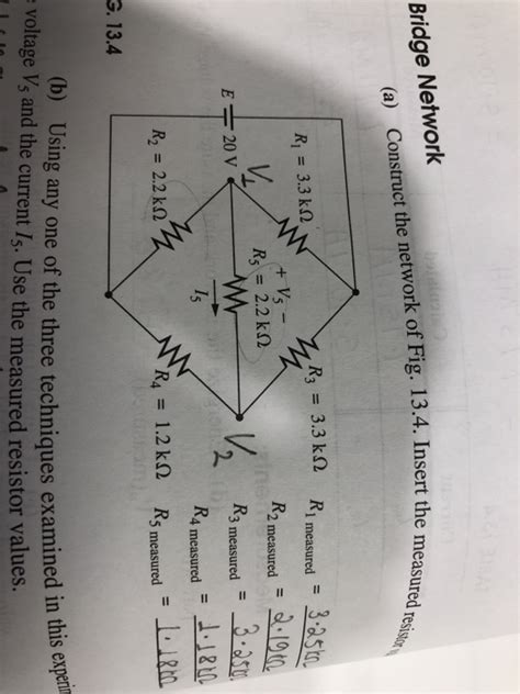 Solved Bridge Network A Construct The Network Of Fig Chegg