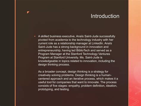 Using The Design Thinking Process As A Strategy For Innovation Pptx