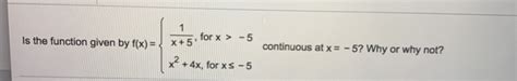 Solved For X 5 Is The Function Given By Fx X5 X2