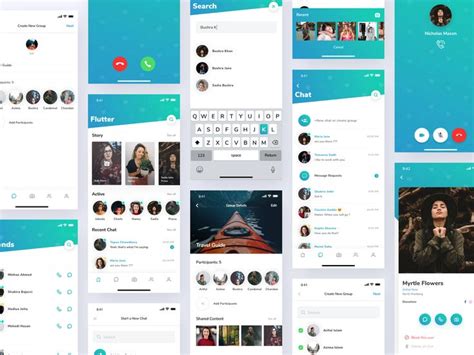 Flutter Messaging App Ui Kit Messaging App Ui Kit App Ui