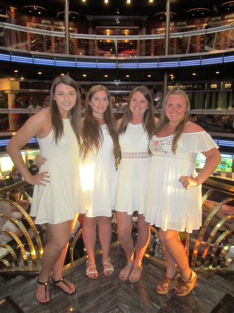 Fascination Carnival Cruise Ship White Night White Party Outfit