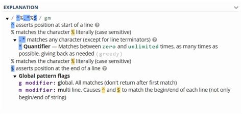 C How Do I Create A Regex That Matches A String That Starts And