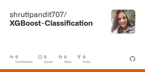 GitHub Shrutipandit XGBoost Classification
