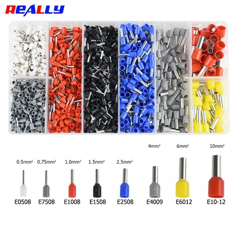 1200PCS Wire Ferrules Insulated Crimp Pin Terminal Kit For Electrical
