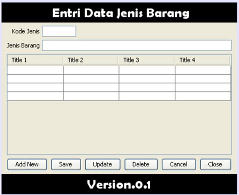 Membuat Desain Form Dengan Netbeans Helmyntest