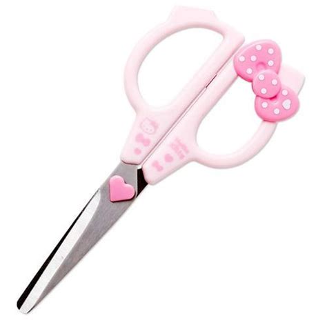 Hello Kitty Scissors Pink Polka Dot Handle With Bow