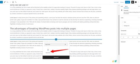 How To Split WordPress Posts Into Multiple Pages Engine Templates