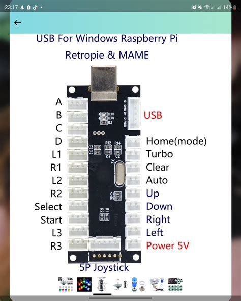 Got This Game Controller With Led Support How Do I Get Led S On Up Down Left Right It Just Has