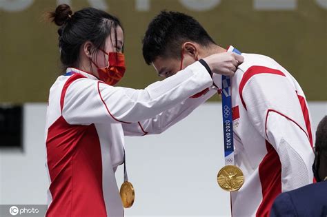 中国第九金杨皓然 杨倩夺得射击10米气步枪混合团体金牌