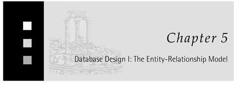 Figure 1 Database Design I The Entity Relationship Model