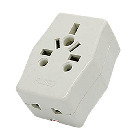 A V Electrical Plug Adapter Way Multi Outlet Receptacle Multi Plug Fused