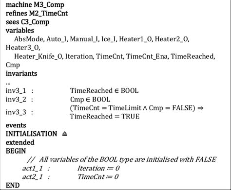 The Model Variables Their Types And Initialization Download