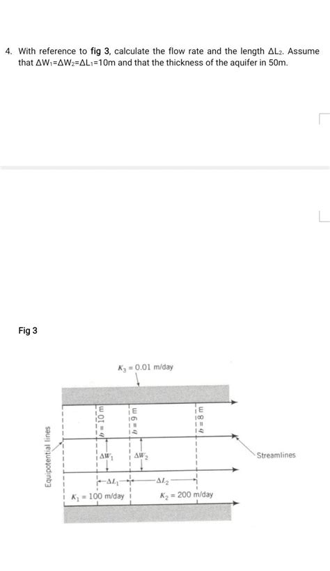 Solved With Reference To Fig Calculate The Flow Rate Chegg Com