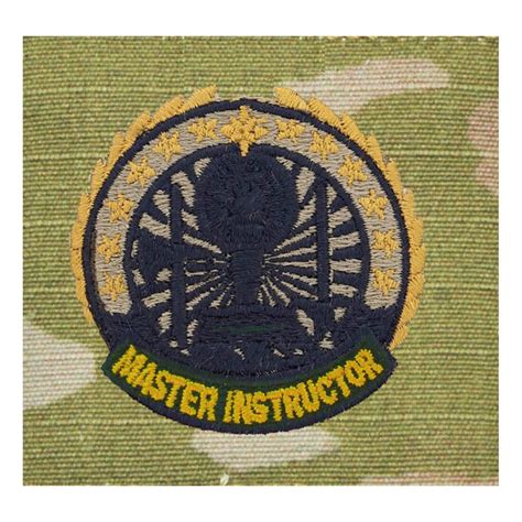 Army Instructor Badges Pins And Ocp Patches Official Recognition Gear