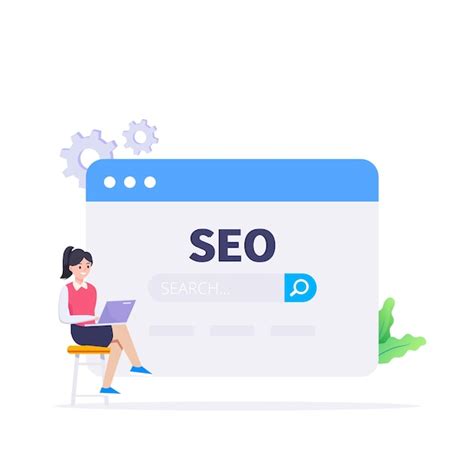 Premium Vector Seo Optimization Web Analytics And Seo Marketing Social Media Concept