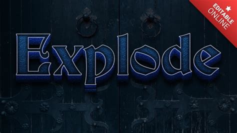 Explode Viking Text Effect Generator Explode Viking Text Effect Generator