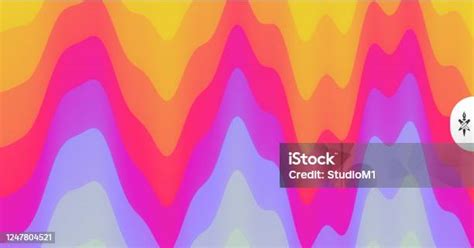 글리치 그라데이션 구조 추상 파형 배경 3d 기술 스타일 음파가 있는 벡터 일러스트레이션 0명에 대한 스톡 벡터 아트 및 기타 이미지 Istock