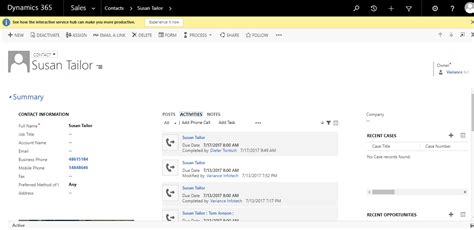 Dynamics 365 Phone Call Dynamics 365 Phone Redial Customization
