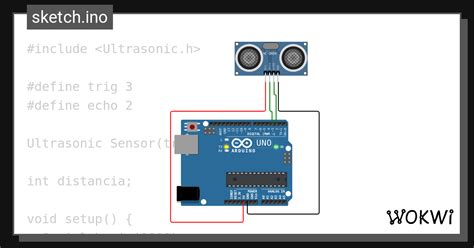Sensor Ultrasonico Wokwi Esp32 Stm32 Arduino Simulator