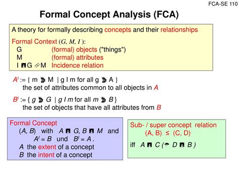 PPT Formal Concept Analysis Used For Object Oriented Software Modelling PowerPoint