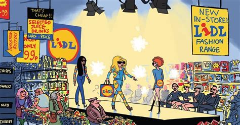 Blowers Retail Cartoon Lidl Launches First Full Fashion Range Cartoon Retail Week