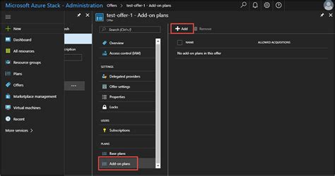 Create Add On Plans Azure Stack Hub Microsoft Learn