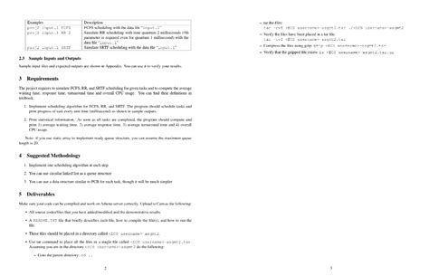 Solved Assignment 2 Cpu Scheduling Simulation Csc 139 Operating System Principles Spring