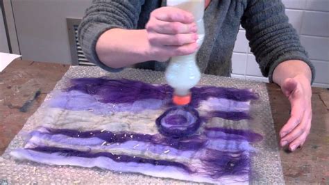 Vilten Vilt Maken Met Behulp Van Naaldvlies Felt Making YouTube