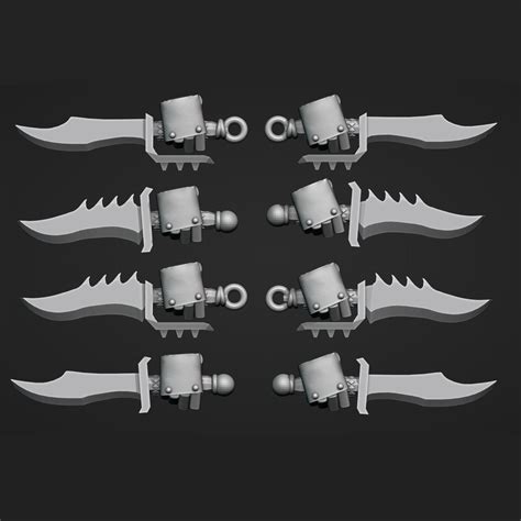 Stl File Marine Combat Daggers・3d Print Object To Download・cults