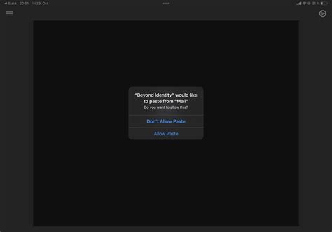 Setting Paste Permissions On Ios 16 And Above Beyond Identity