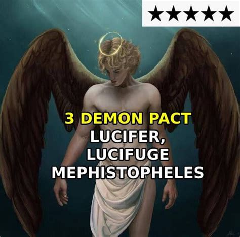 Pact With Lucifer Mephistopheles And Lucifuge Rofocale Demon Etsy