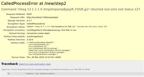 Calledprocesserror At Newstep2 · Issue 16 · Noahgwoodopeneft · Github