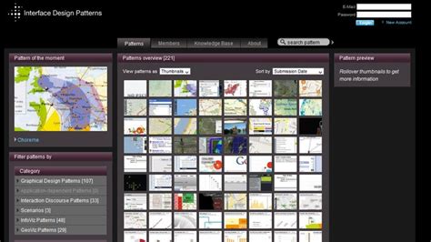 10 Great Sites For UI Design Patterns Ui Design Patterns Pattern Design Ui Design