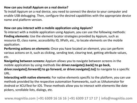 Ppt Top 15 Appium Interview Questions And Answers In 2023 Powerpoint