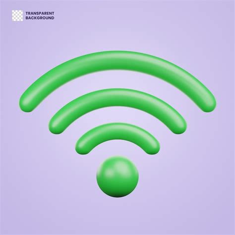 Premium Psd 3d Wifi Wireless Network Technology Connection Digital Connection
