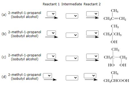 solved reactant 1 intermediate reactant 2 ch a