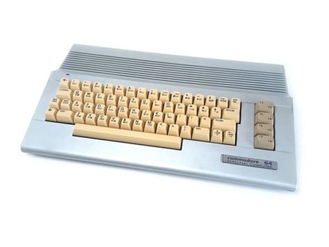 Silver And Black Commodore 64c Case