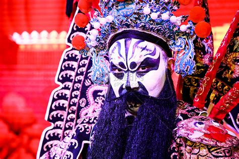 京剧脸谱（该图片未获得人物肖像权， 不建议商用）高清图片下载 正版图片501200912 摄图网