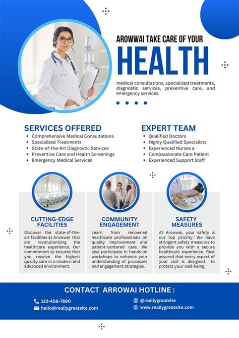 Free Customizable Healthcare Flyer Templates Canva