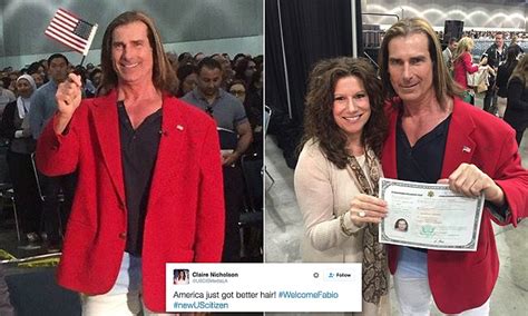Fabio Lanzoni Becomes A Naturalized Us Citizen On The Happiest Day Of His Life Daily Mail Online