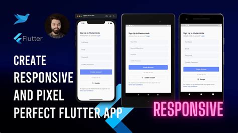 Flutter Tutorial Super Quick Way To Create Pixel Perfect Responsive Ui Youtube