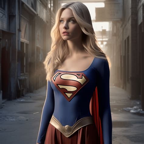Ai Supergirl Beauty In An Alleyway By Bradbarry2 On Deviantart