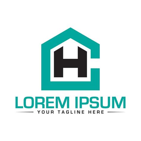 Desenho De Logotipo De Letra Ch Desenho De Logotipo De Letra Ch Hc único E Moderno Vetor Premium