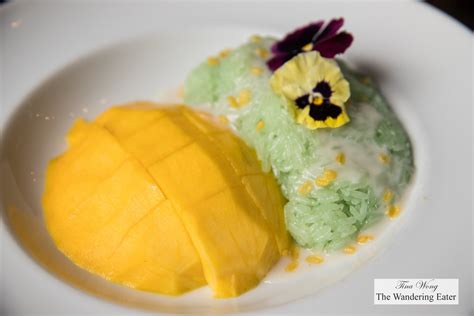 Sticky Mango Pandan Rice Noree Thai 7669 Beverly Blvd Los Flickr