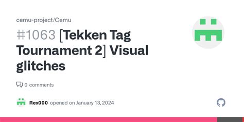 Tekken Tag Tournament 2 Visual Glitches · Issue 1063 · Cemu Project