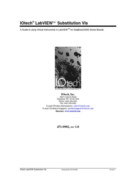 Iotech Labview Vis Pdf Digital Signal Processing Data Acquisition
