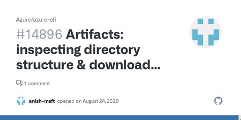 Artifacts Inspecting Directory Structure And Download Specifiers · Issue 14896 · Azureazure