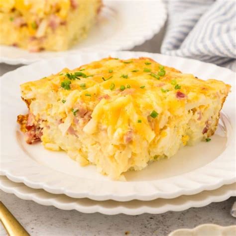 Ham Hash Brown Breakfast Casserole The Country Cook