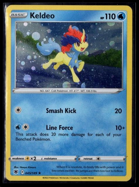 Keldeo Cosmos Holo 45 Prices Pokemon Astral Radiance Pokemon Cards