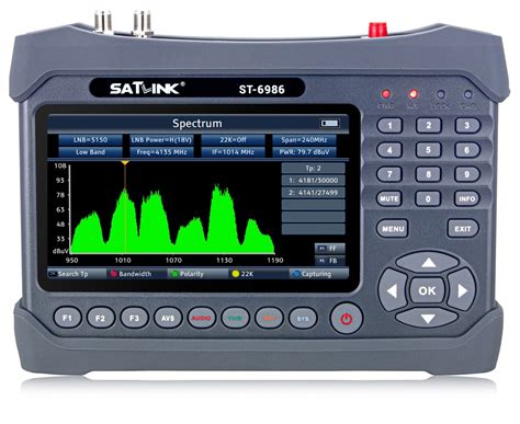 Dvb Ss2tt2c Satellite Satellite Finder With Spectrum Analyzer 10bit